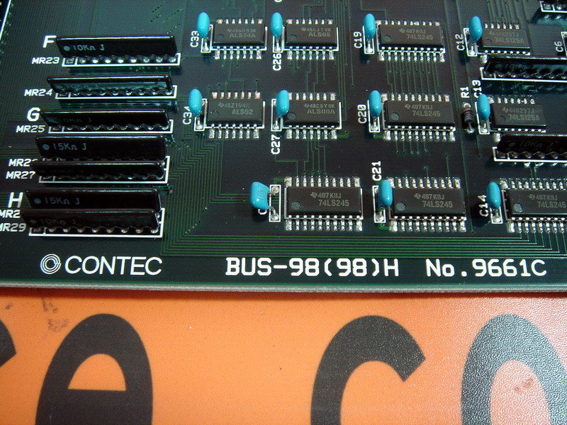 CONTEC BUS-98(98)H NO.9661C CARD - 裕益科技自動化設備可程式編碼器PLC分散式控制系統DCS